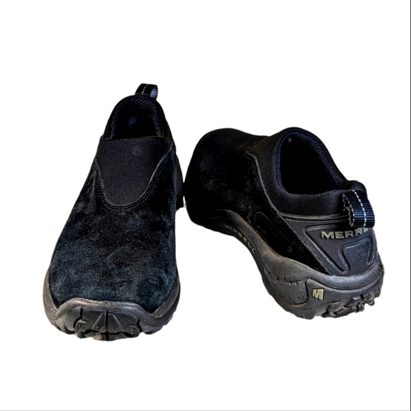 Merrell | Shoes | Merrell Suede Leather Jungle Moc Shoe Womens Midnight ...